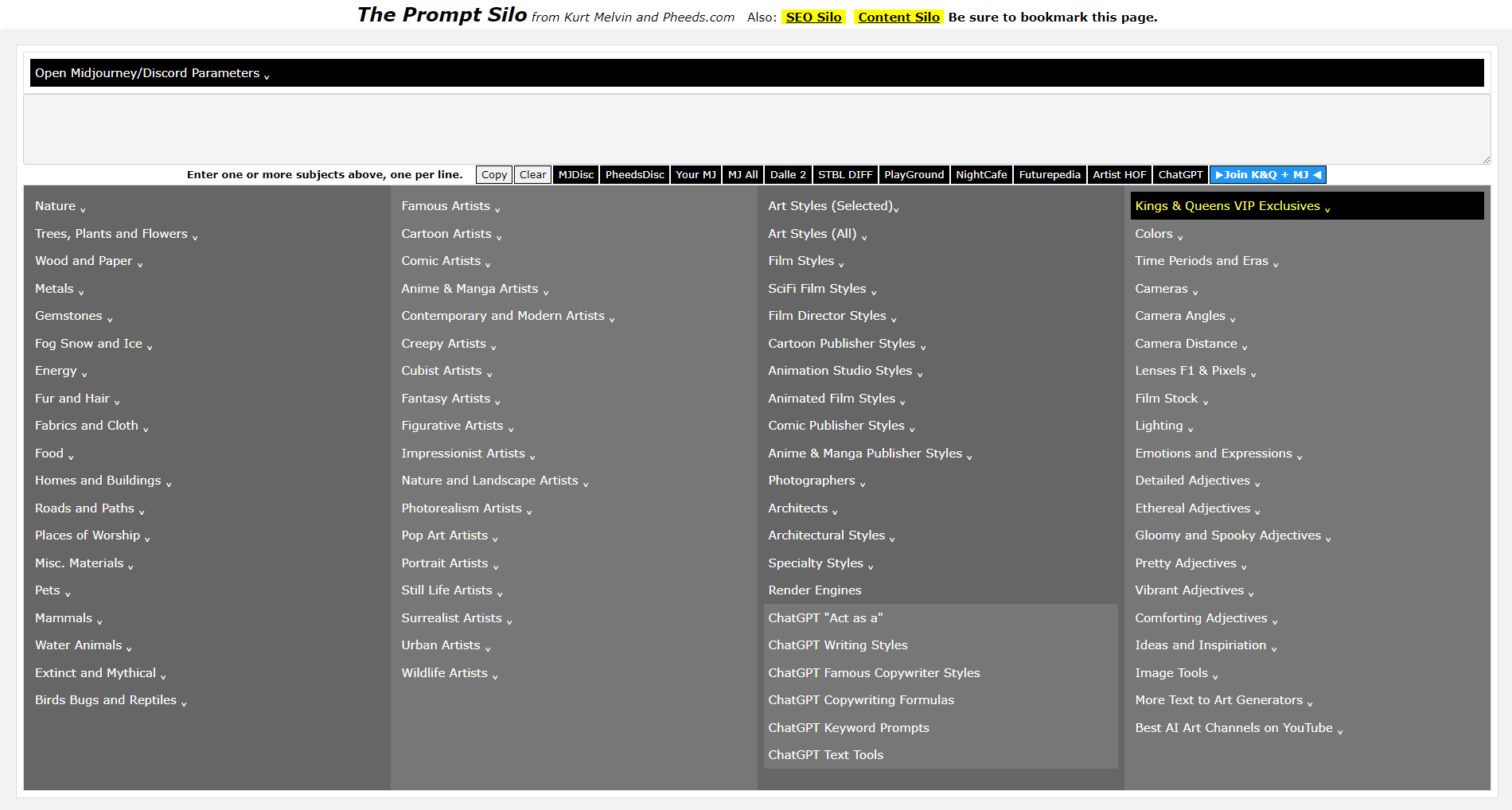 Future Tools - Prompt Silo